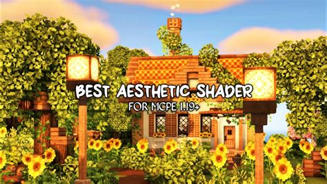 Best Aesthetic Shader For MCPE 1 19 Support Render Dragon NRRDS Shader YouTube