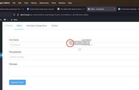 Send User Inputs Between Forms In Fluent Forms SnippetClub
