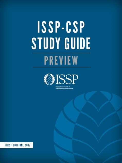 Issp Csp Guide Preview Pdf Governance Strategic Planning