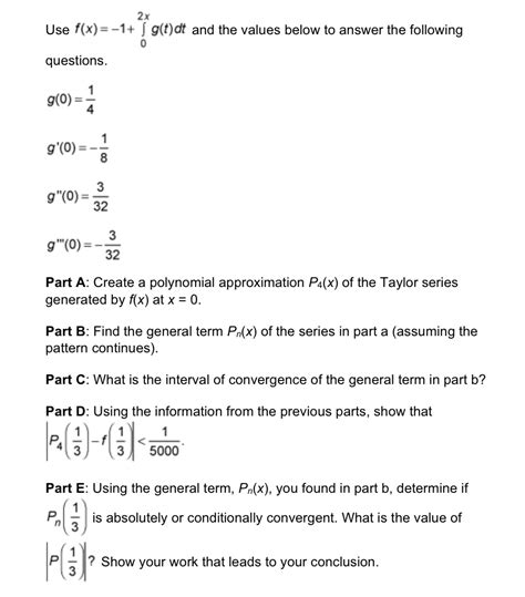 Im Confused On Part D Of The Problem Below