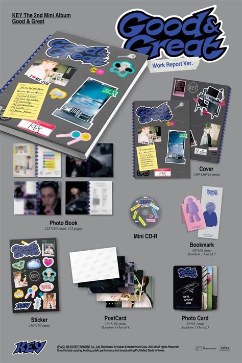 Yesasia Shinee Key Mini Album Vol 2 Good And Great Work Report Version Cd Key Shinee