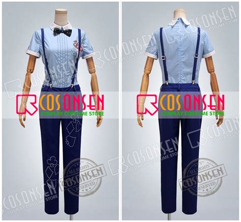 Cosplayonsen 게임 A3 소년 이상한 나라의 앨리스이벤트 봄 우스이 마스미 코스프레 의상 풀 세트 성인 의상