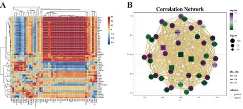 Pearson Correlation Diagram And Neural Network Diagram Of Nutrients