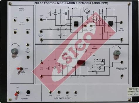 Asico Ac Mains Pulse Position Modulation And Demodulation For Laboratory Model Name Number Ae