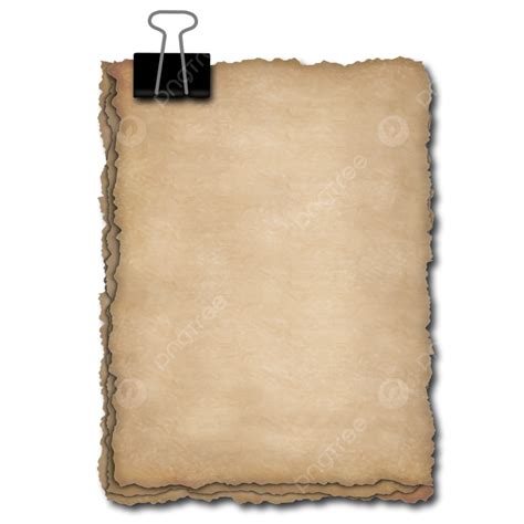 검정색 바인더 클립이 있는 빈티지 종이 포도 수확 빈티지 종이 빈티지 스크랩북 Png 일러스트 및 Psd 이미지 무료