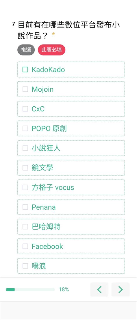 想知道創作者對這份問卷──第7點──的看法。 關於小說狂人的部分，寫信去反應，立馬得到回覆不是颱風假嗎？小編也是辛苦了 但身為創作者的我