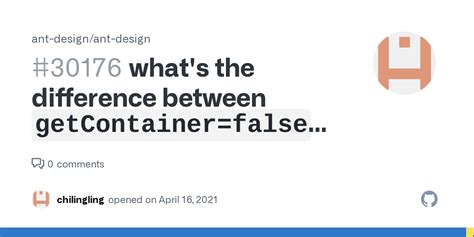 Whats The Difference Between `getcontainerfalse` With Not Setting It