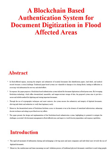 A Blockchain Based Authentication System For Document Digitization In