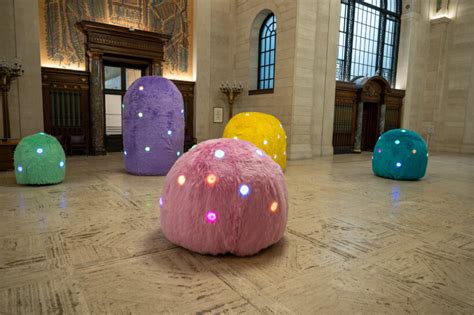 Friendswithyous Autonomous Fuzzy Robots Play Healing Sounds Inside Cleveland Public Library