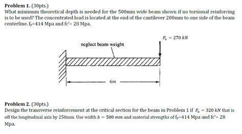 solved problem 1 30pts what minimum theoretical depth is