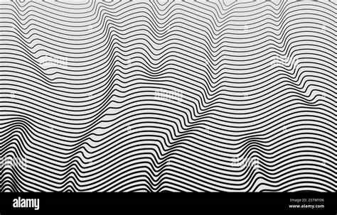 A Dynamic Abstract Background Featuring Black Wavy Lines Blending Seamlessly Perfect For Modern