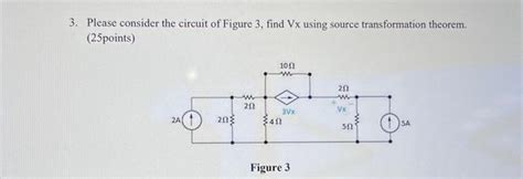 Solved Please Consider The Circuit Of Figure Find Vx Chegg