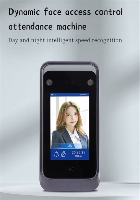 Dynamic Face Recognition Access Control Time Attendance Integrated Terminal