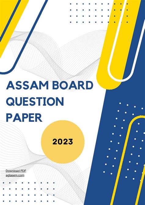 Ahsec Class 11 English Question Paper 2024 Pdf Assam Board Hs 1st