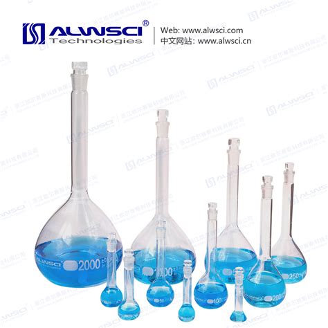 Alwsci Clear Glass Volumetric Flask Class A 5ml 2000ml 33