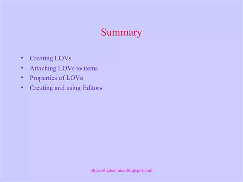 Oracle Forms Creation List Of Values Lov Ppt