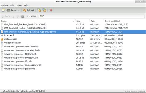 IBM ESXi Customized Offline Bundle Technodrone