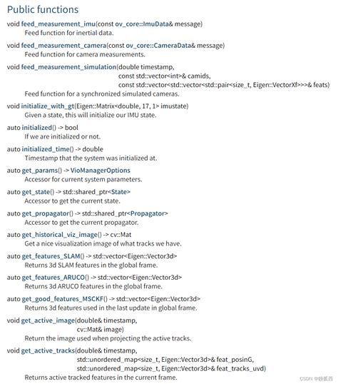 Openvins学习5——viomanagercpph学习与注释openvins注释 Csdn博客