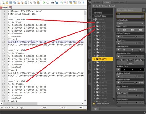 non english characters in a obj and mtl file daz 3d forums