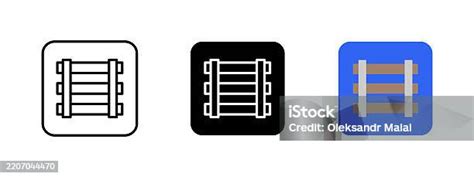 철도 트랙 아이콘입니다 철도 운송 및 인프라의 상징 철도 경로 및 대중 교통 연결 지표 기차 여행 및 물류 경로 표지판 0명에 대한 스톡 벡터 아트 및 기타 이미지 Istock