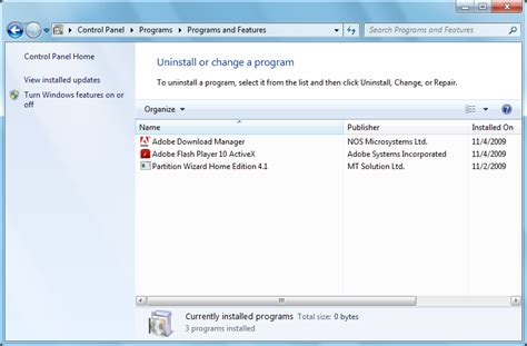 windows 7 walkthrough programs control panel techrepublic