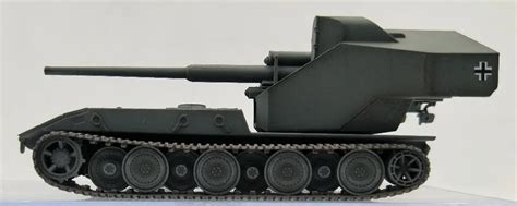 172 Scale Germany E100 Heavy Tank Weapon Transport Model Alloy Chassis