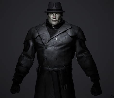 Tyrant T 00 Mr X Fan Art Nolan Jacobs Mr X And Nemesis Resident