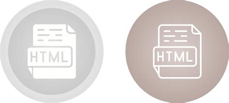 Html Vector Icon 40638819 Vector Art At Vecteezy