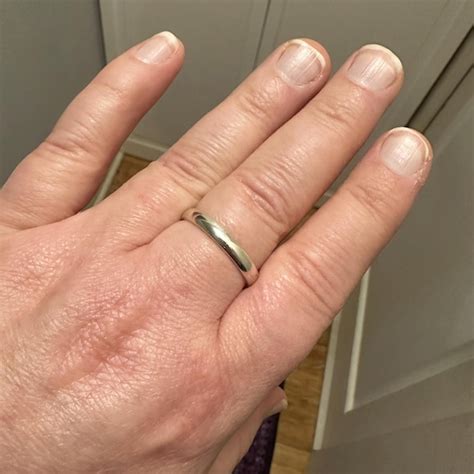 Comfort Fit Ring Sterling Silver Band Mens Wedding Ring Womens Wedding