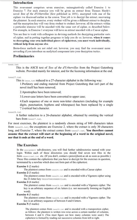 Introduction This Assessment Comprises Seven Chegg