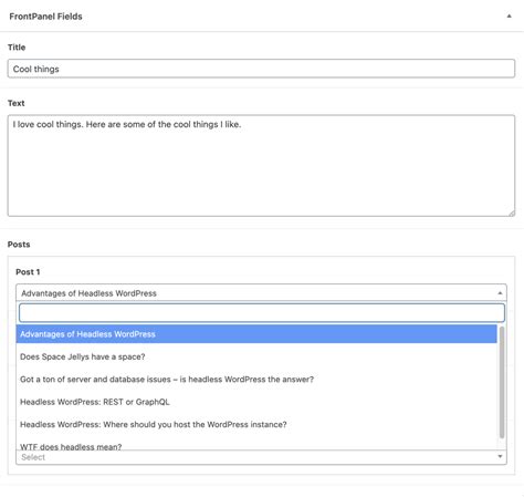 How To Create A Data Driven Component With Wordpress And Nextjs
