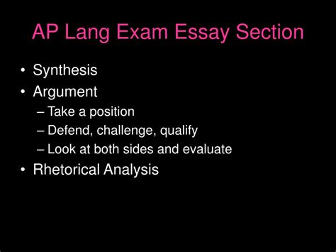 PPT AP Language And Composition Exam PowerPoint Presentation Free Download ID 1721565