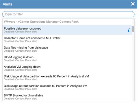 Log Insight Alerts User Alerts Thresholds SFlanders