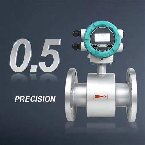 High Accuracy Sewage Acid Measuring Magnetic Liquid Water Flow Meter With Pulse 4 20ma Rs485