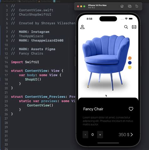 GitHub TheAppWizard ChairShopSwiftUI Chair Shop UI Made With SwiftUI