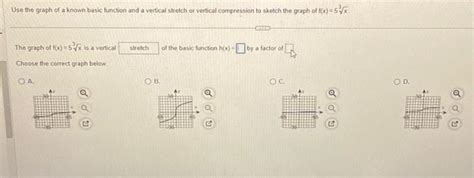 Solved Use The Graph Of A Known Basic Function And A Chegg