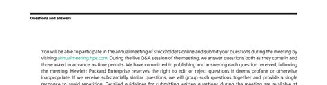 hpe 2023 proxy statement