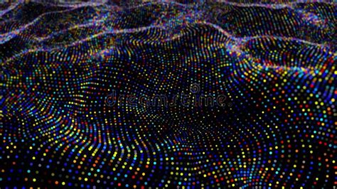 Abstract Particle Waves Stock Video Video Of Cybernetic 280348643