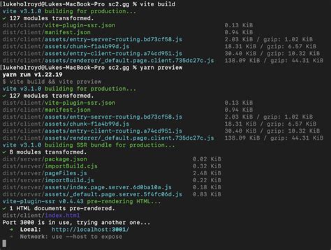static html is not generated on `vite build` when using `prerender