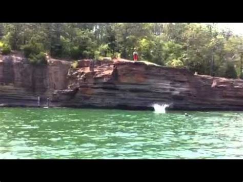 Tenkiller Lake Oklahoma Cliff Jumping Youtube