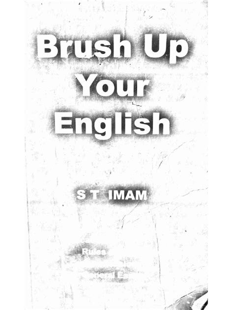 Brush Up Your English Pdf
