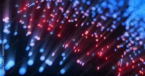 Hacking Digital Binary Code Matrix 01 Background Loop Hacker Dark Web Matrix Digital Data