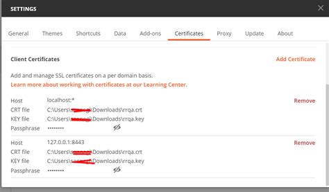 Eproto 140458137442552 Sslv3alertbadcertificate Help Hub Postman