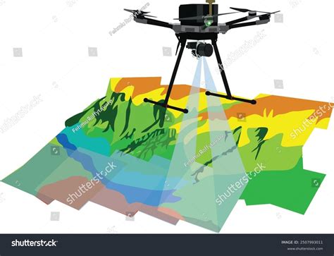 Aerial Lidar Topographic Survey Extremely Tall Stock Vector Royalty Free 2507993011 Shutterstock