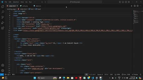 Video Somnath Nayak On Linkedin Webdevelopment Landingpage Html Css