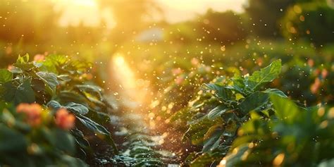 Challenges With Irrigation And Fertilization In Agricultural Field Irrigation Systems Concept