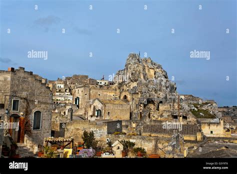 Cave Dwellings Sassi Di Matera In Sasso Barisano Unesco World Heritage Site Matera Italy