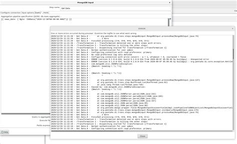 Mongodb Adding Condition On A Date Field In Pdi Stack Overflow