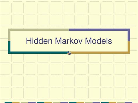 PPT Hidden Markov Models PowerPoint Presentation Free Download ID 863688