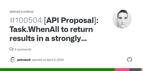 Api Proposal Taskwhenall To Return Results In A Strongly Typed